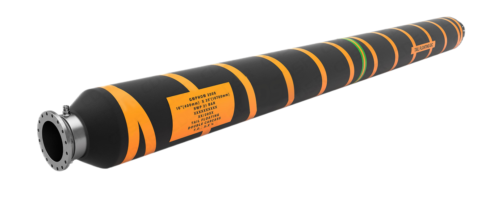 Double carcass floating tail hose - GMPHOM HOSE-DNV certificate